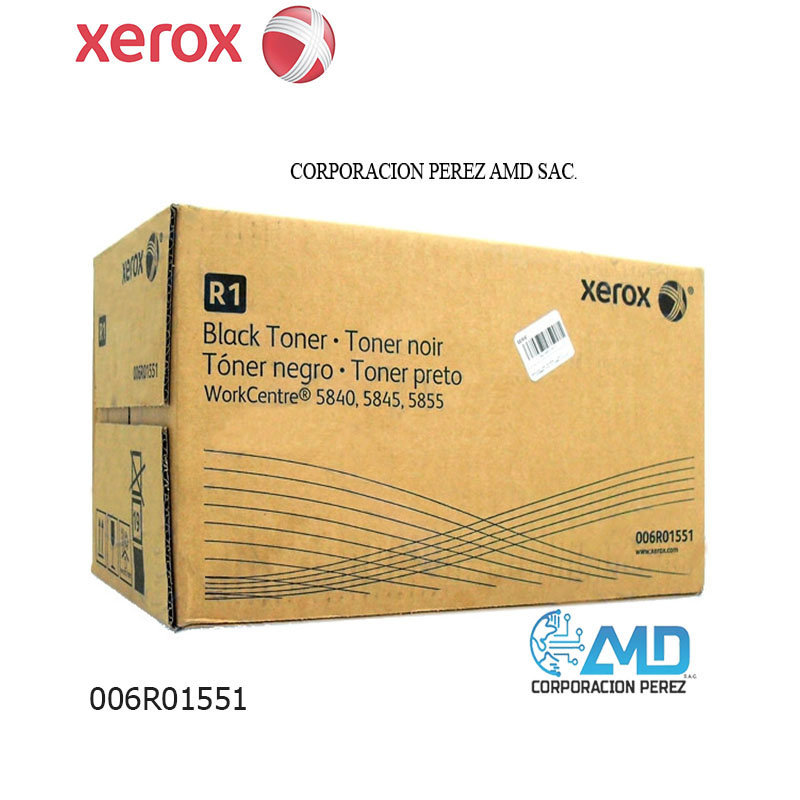 TONER XEROX 006R01551 NEGRO- WorkCentre 5845/5855
