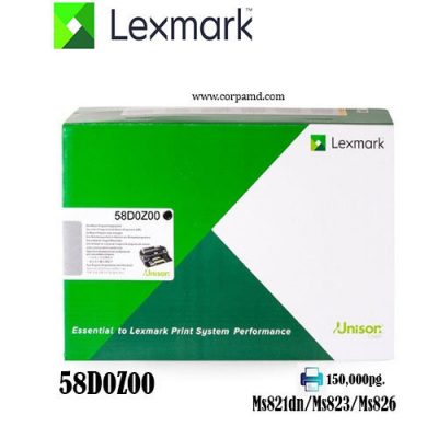 UNIDAD DE IMAGEN LEXMARK 58D0Z00 para 58D0Z00/ MS821DN